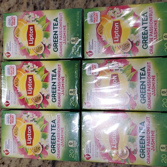 Lipton | Other | Lipton Green Tea Orange Passionfruit Jasmine 6 Boxes ...